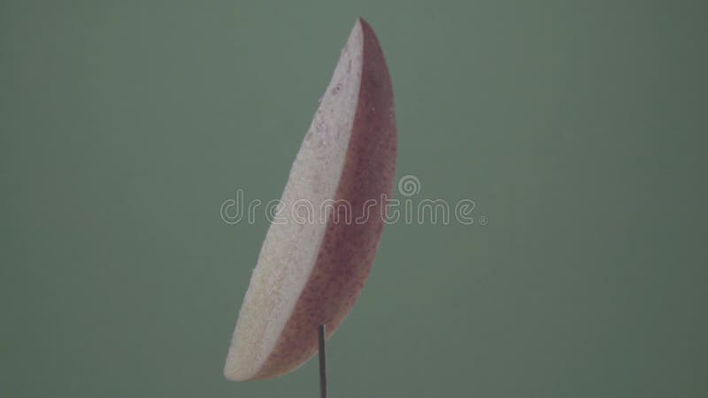 Peach Rotating with Loop on Green Screen for Chroma Key Stock Video ...