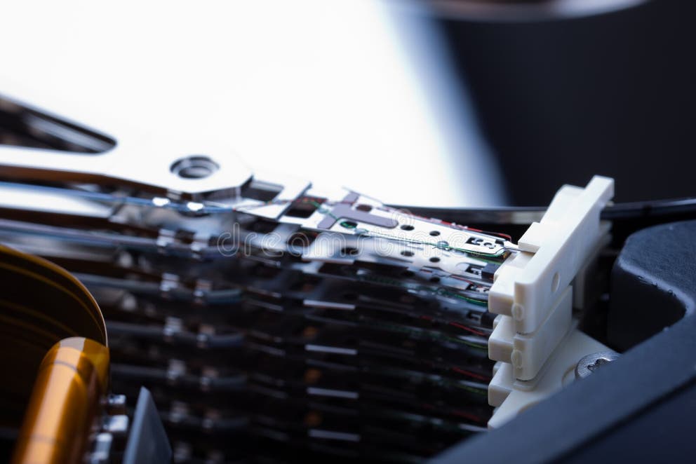 Hard Disk Heads stock image. Image of electronics, computer - 30211567