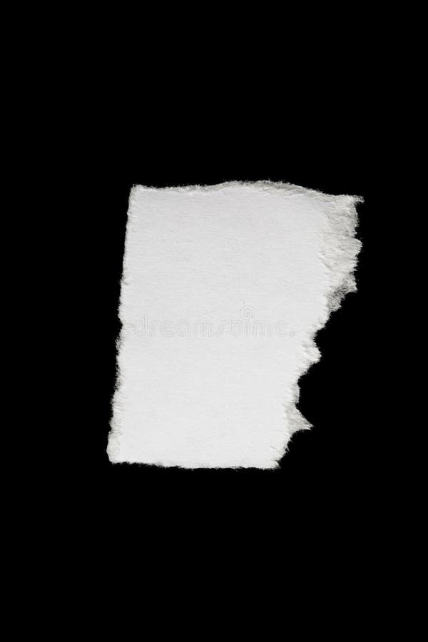 Collection Real Brown Paper Torn or Ripped Pieces of Paper in White ...