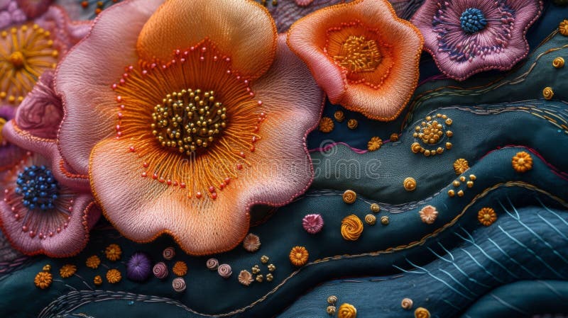 A Macro Shot of a Luminescent Seashell Revealing Its Delicate ...