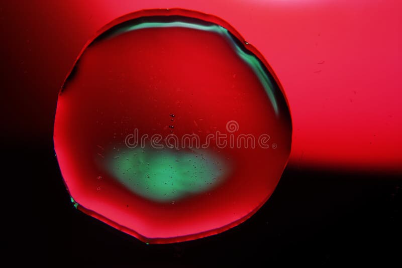 Macro Shot Liquid Bubble Dark Red Background Perfect Wallpapers Stock ...