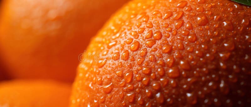 Macro Shot of a Mandarin Skin. AI Generative Stock Illustration ...