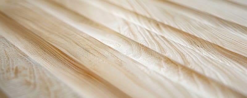 A Macro Shot of Maple Wood Paneling with a Light, Creamy Color and ...