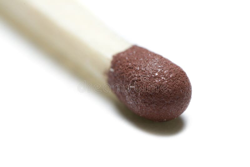 Macro shot of match head stock photo. Image of close - 14744780