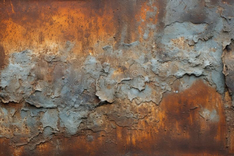Macro Shot of an Old, Rusty Metal Surface with Visible Texture and ...