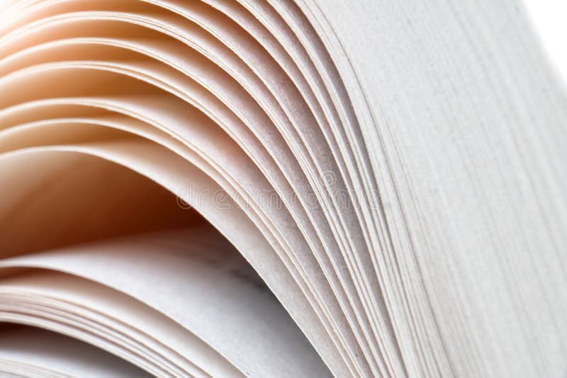 Macro Shot of Open Book. Education and Study Concept. Close-up of ...