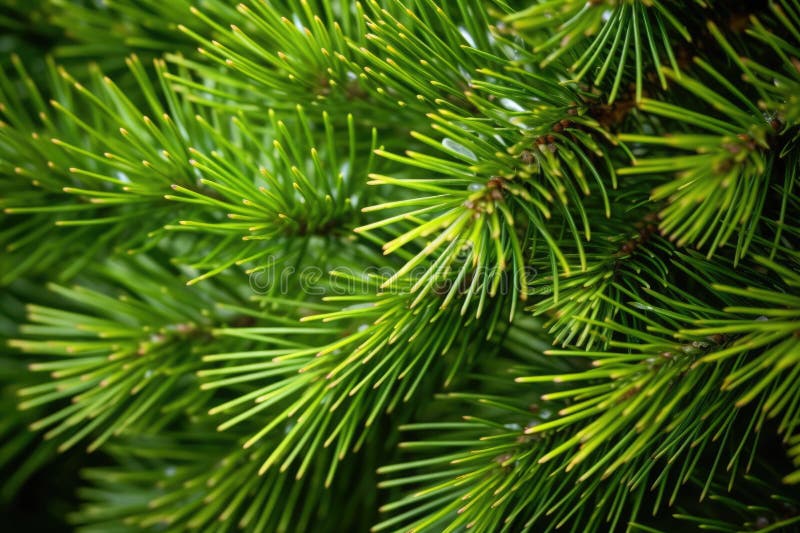 Macro Shot of Pine Tree Needles Stock Image - Image of outdoor ...