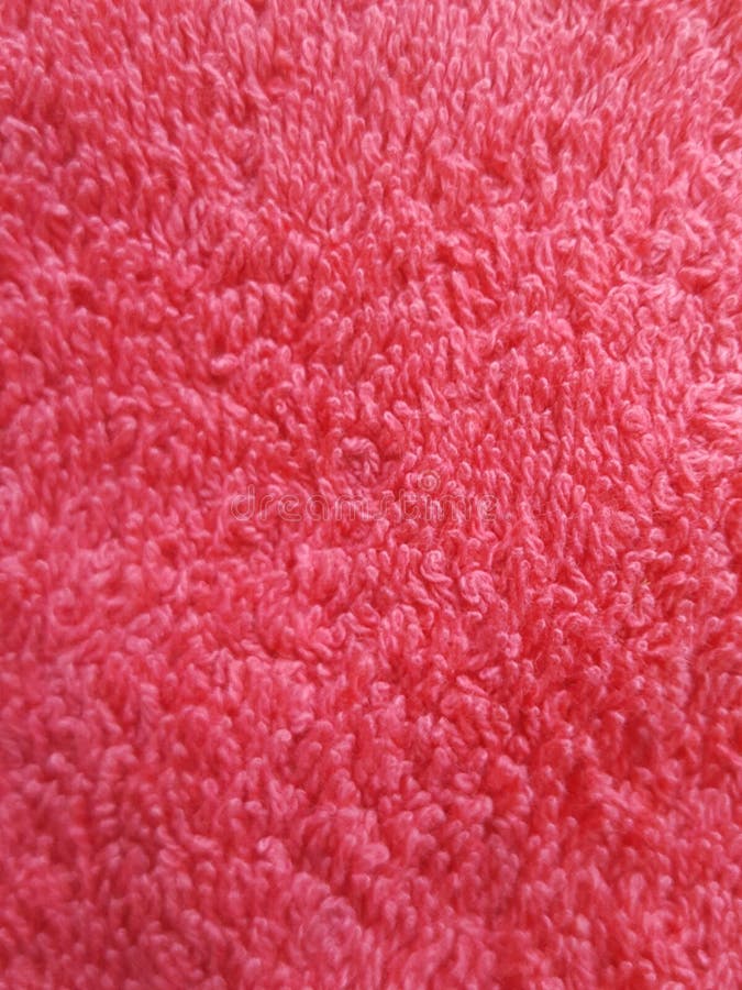 Macro Shot of Pink Terry Cloth Texture Stock Photo - Image of abstract ...