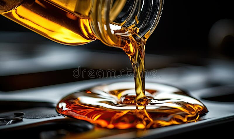 A Macro Shot of Pouring Liquid into a Glass Stock Illustration ...
