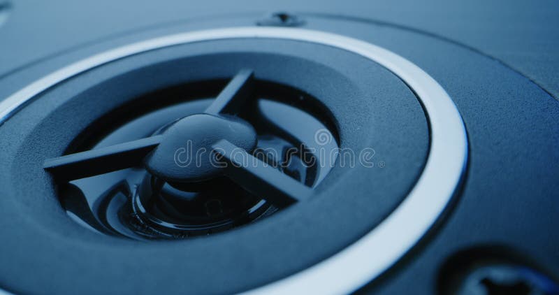 Macro Shot of Pulsating Speaker Stock Photo - Image of audio, speaker ...