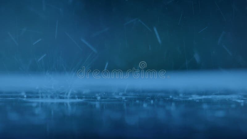 Rain on Skylight in the Evening Detail Stock Video - Video of artistic ...