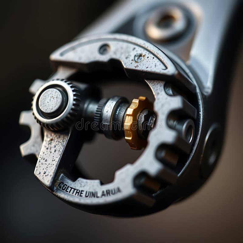 Macro Shot of a Ratchet Tools Gears and Teeth Emphasizing the Precision ...