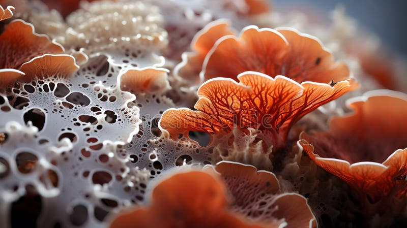 A Macro Shot Revealing the Intricate Textures and Patterns of a Single ...