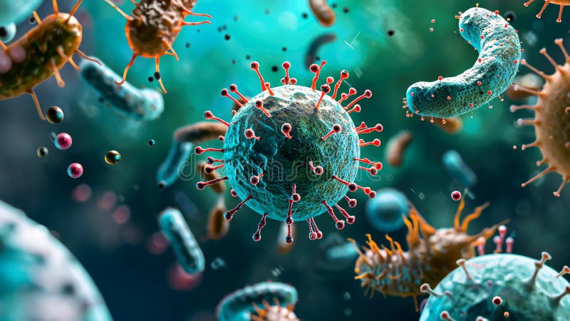 Macro Shot Reveals Diverse Types of Microbes, Highlighting Their ...