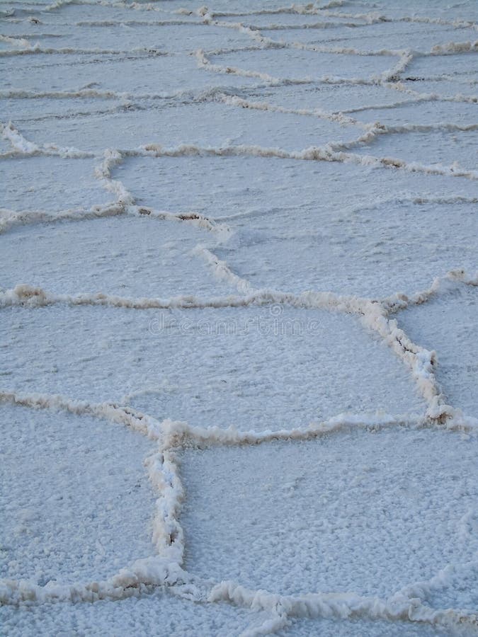 Macro Shot of Salt Crust of Uyuni Salt Flat Stock Image - Image of ...
