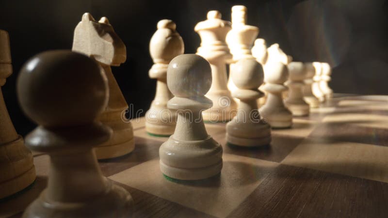 Macro Shot of Chess Board with Shadow Stock Video - Video of macro ...