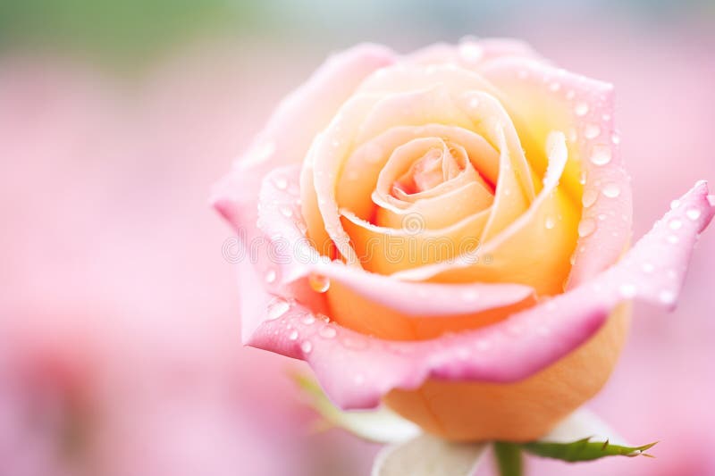 A Macro Shot of a Silky Smooth Lavender Rose Stock Photo - Image of ...