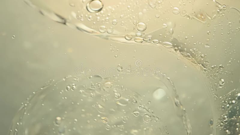 A Single Bubble Floating on Water Stock Footage - Video of shimmer ...