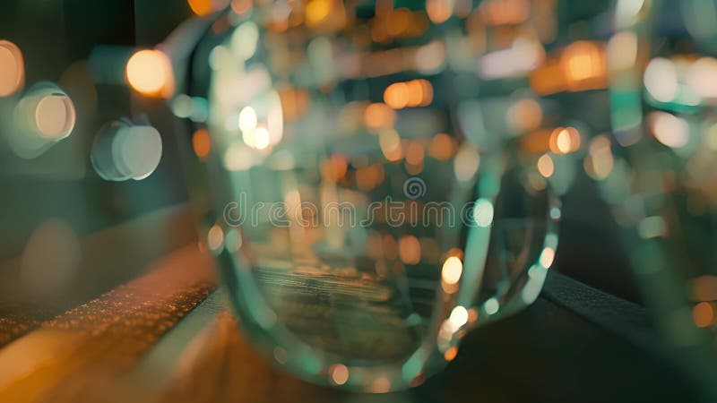 A Macro Shot of a Smart Glass Display Revealing the Intricate Layers ...