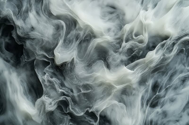 Macro Shot of Stormy Gray Clouds, Swirling Layers Creating a Moody ...