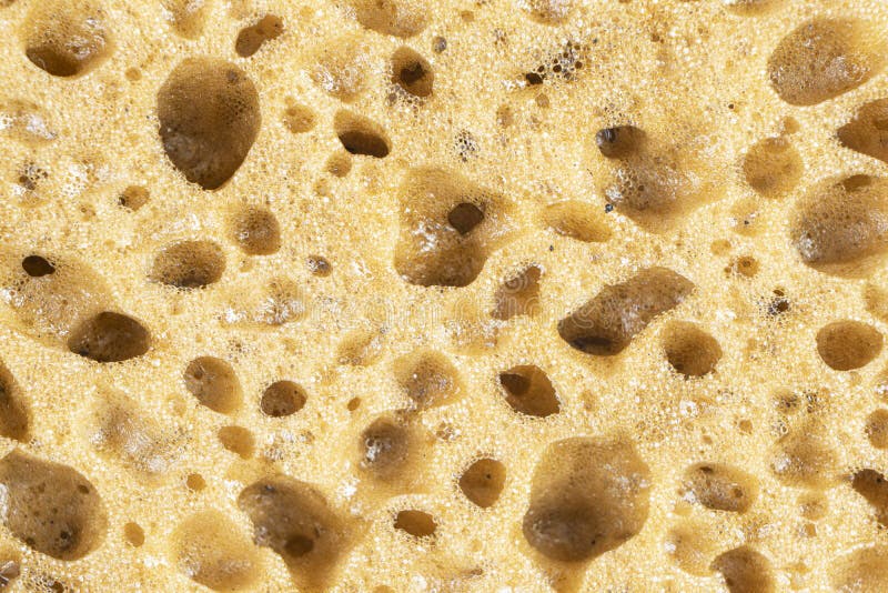 Surface of Plastic Multicolored Sponge Isolated on White Background ...