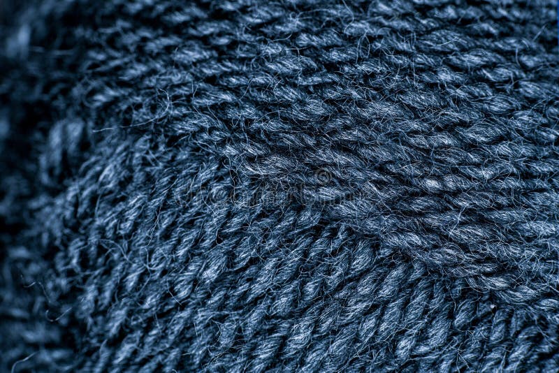 Macro Shot of the Texture of a String Bright Blue Rope Stock ...