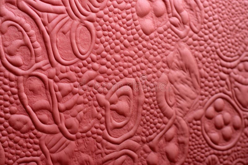 Macro Shot of Textured Paper with Embossed Pattern Stock Photo - Image ...