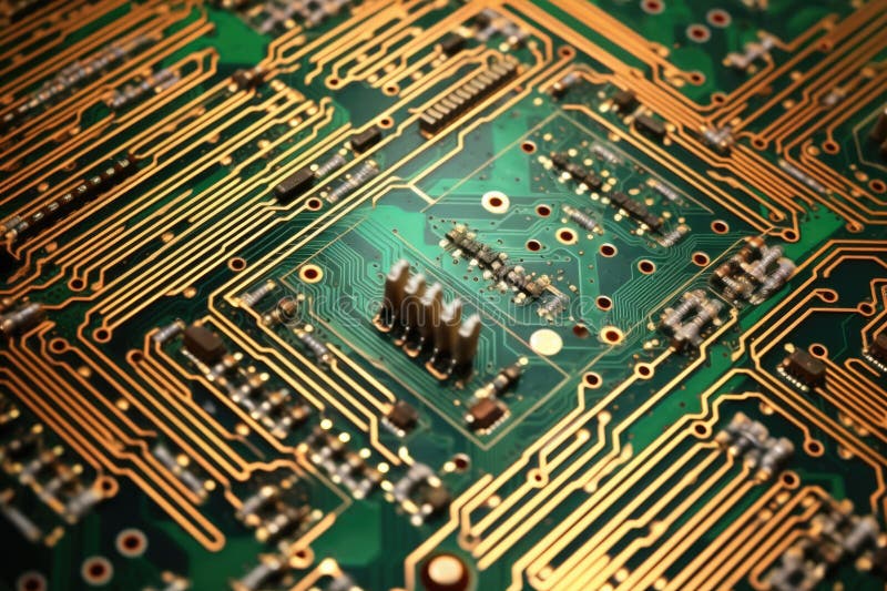 Macro Shot of Tiny Chip Patterns on a Smartphones Circuit Board Stock ...