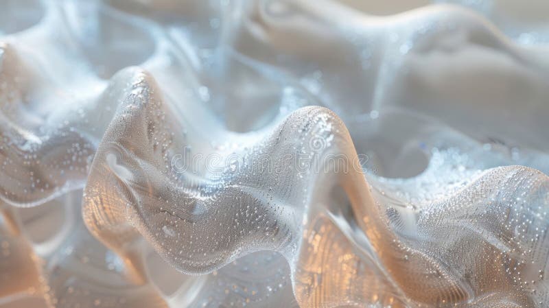 A Macro Shot of a Tiny Sculpted Figure Its Surface Rippling with ...