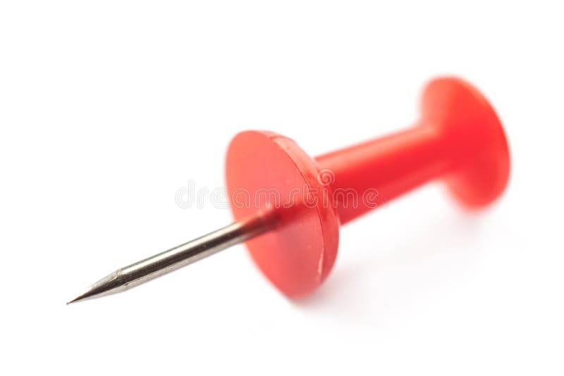 Macro shot of tip pin. stock photo. Image of office, element - 25544208
