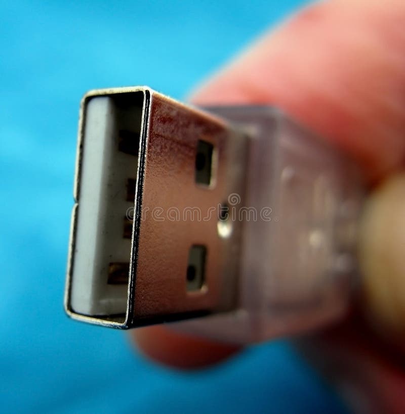 Macro Shot Of A USB Picture. Image: 4765839