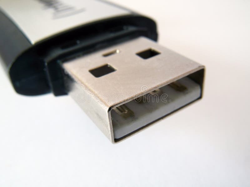 Macro Shot of a USB Connector in a Communication Device Stock Photo ...