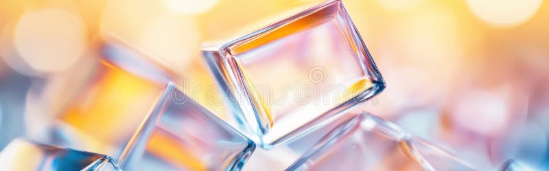 Macro Shot of Vibrant Salt Crystal Lattice Structure Under Polarized ...