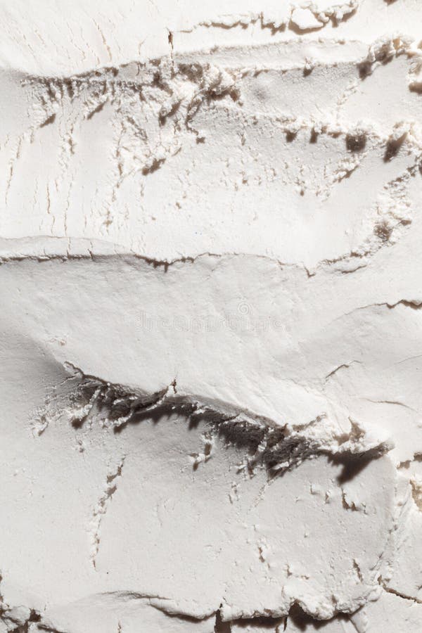 Macro Shot of a White Powdery Texture Displaying Fine Grains and Rough ...