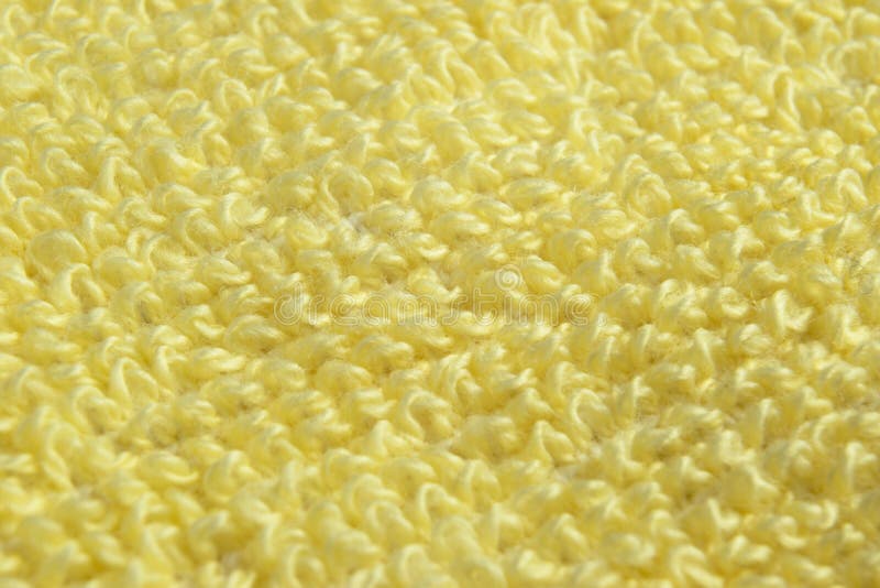 Macro Shot Yellow Cotton Fabric Texture. Linen Natural Canvas Texture ...