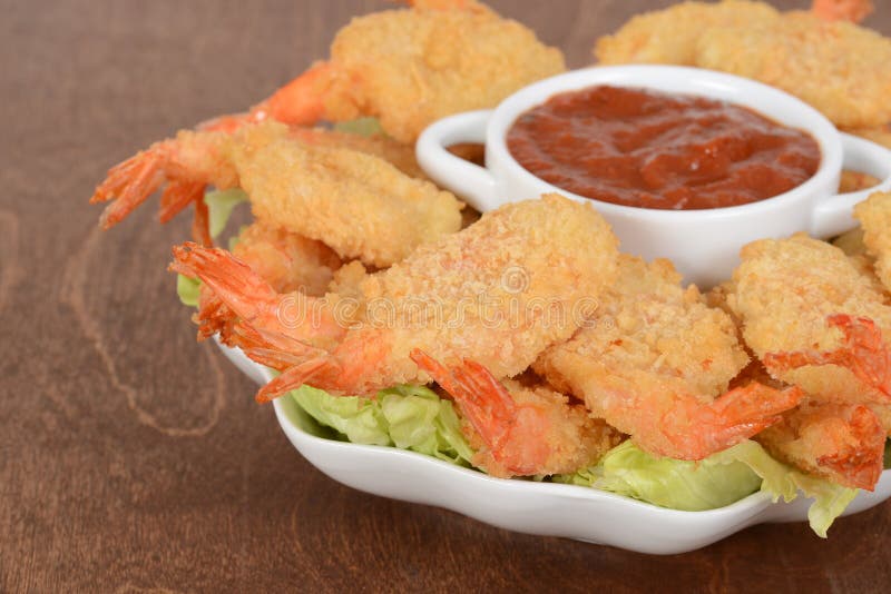 Macro Shrimp and Sauce Shallow DOF Stock Image - Image of food, coconut ...