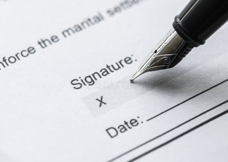 Macro of Signing Fountain Pen Stock Photo - Image of tool, objects ...