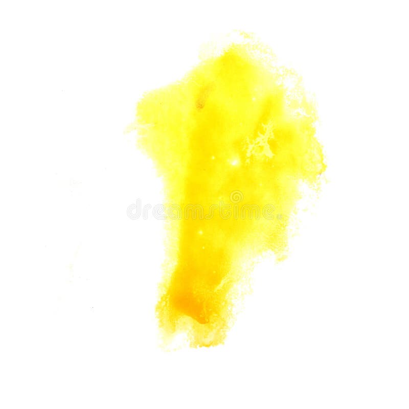 Macro Spot Yellow Blotch Texture Isolated on White Stock Image - Image ...