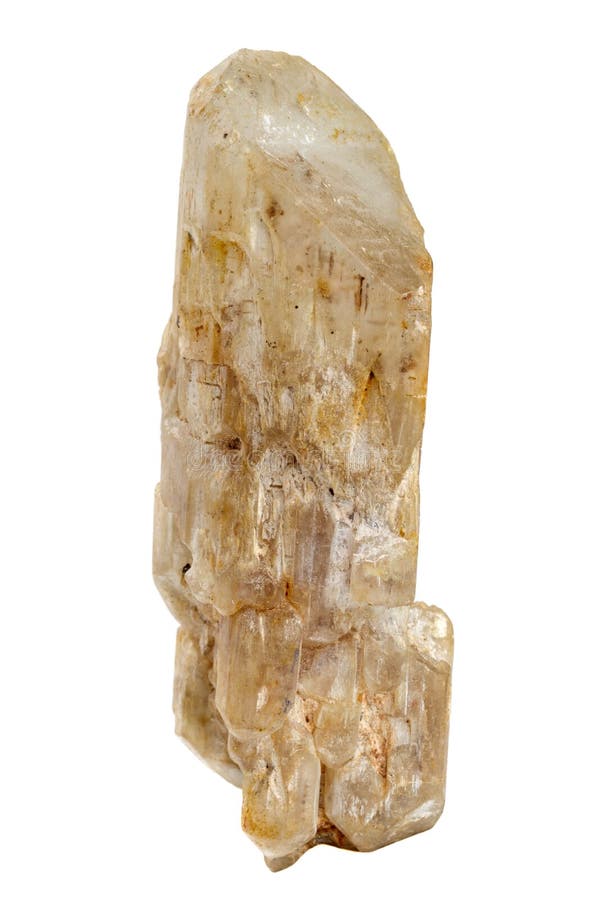 Macro Stone Mineral Topaz on a White Background Stock Image - Image of ...