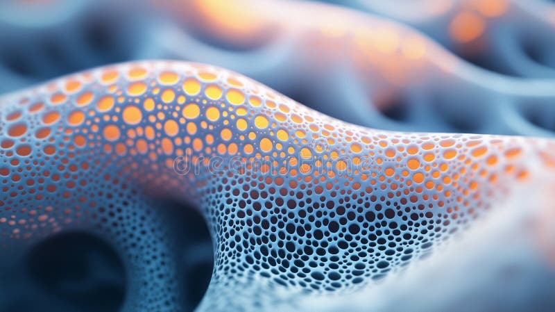 Macro Texture of Abstract Organic Surface with Cell-like Pattern Stock ...