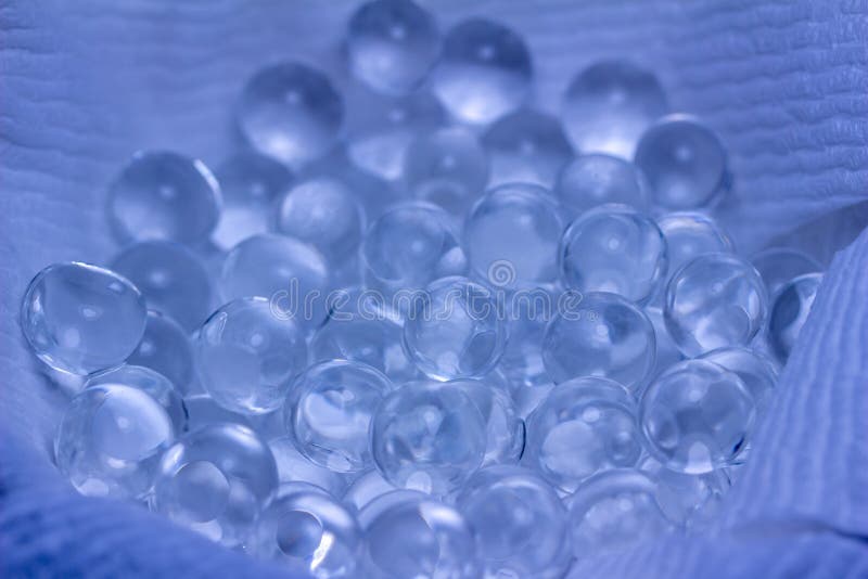 Macro Texture Background of Super Absorbent Polymer Water Gel Beads ...