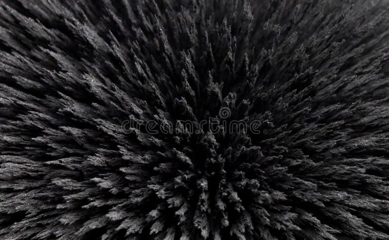 Macro Texture of the Black Iron Dust Stock Image - Image of fine, grain ...