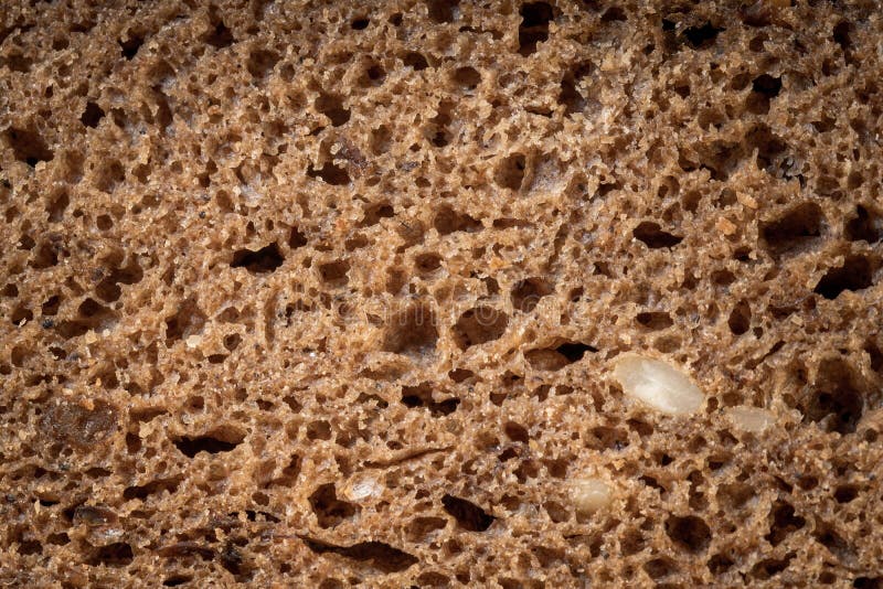 Macro Texture of the Bread Surface with Large Pores Stock Photo - Image ...