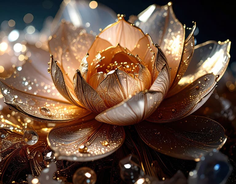 Macro Texture of Crystallized Foundation Captured Still Life ...