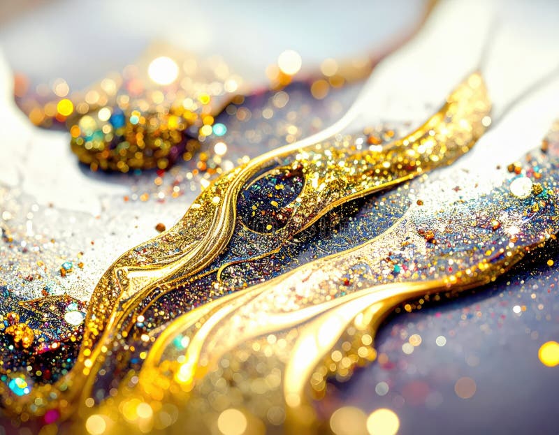 Macro Texture of Glitter Slime Dried Still Life Composition Stock ...