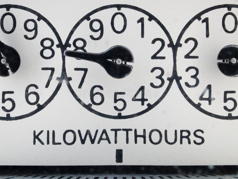 Macro Texture - Household - Electric Meter Stock Photo - Image of ...