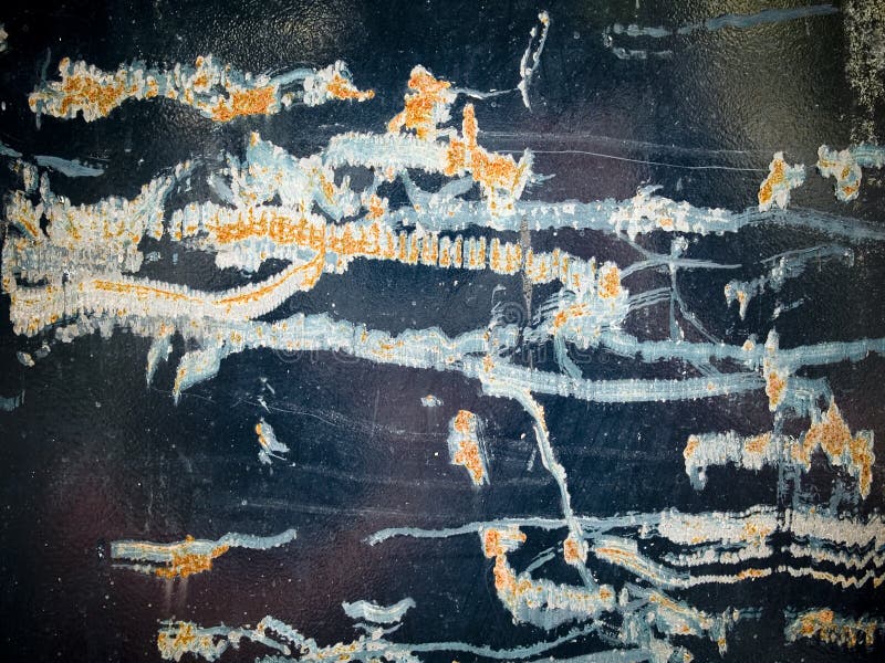 Macro Texture - Metal - Damaged Paint Stock Image - Image of pattern ...