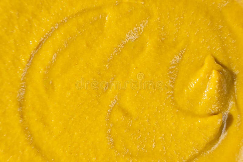 Macro Texture Mustard Sauce, Natural Traditional Spicy Mustard Sauce ...