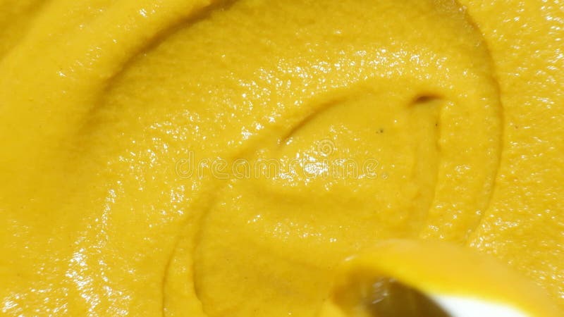 Macro Texture Mustard Sauce, Natural Traditional Spicy Mustard Sauce ...