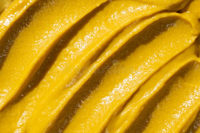 Macro Texture Mustard Sauce, Natural Traditional Spicy Mustard Sauce ...
